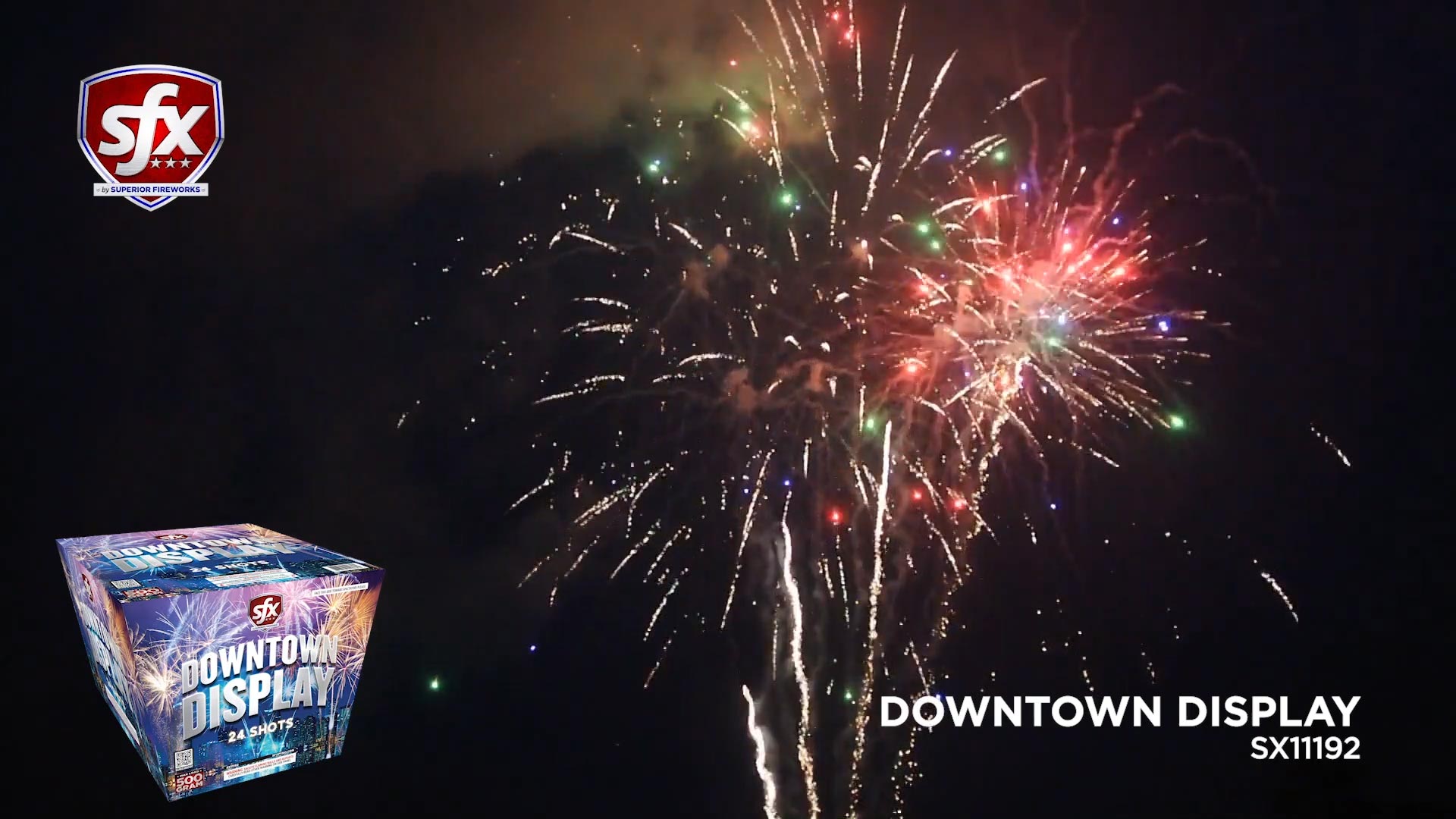 Downtown Display by SFX Fireworks - Superior Fireworks