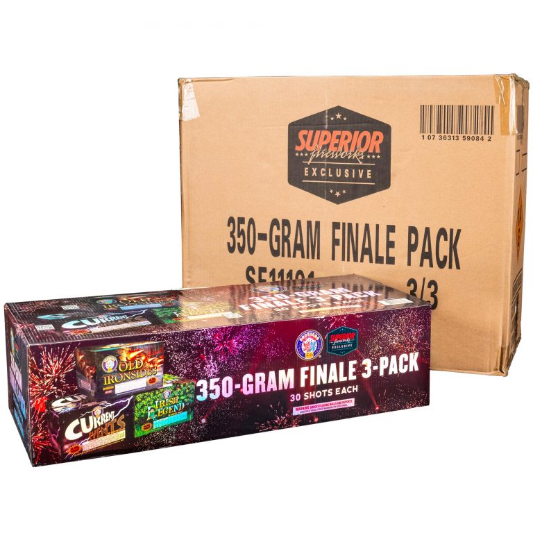 350 Gram Finale 3 Pack Superior Fireworks