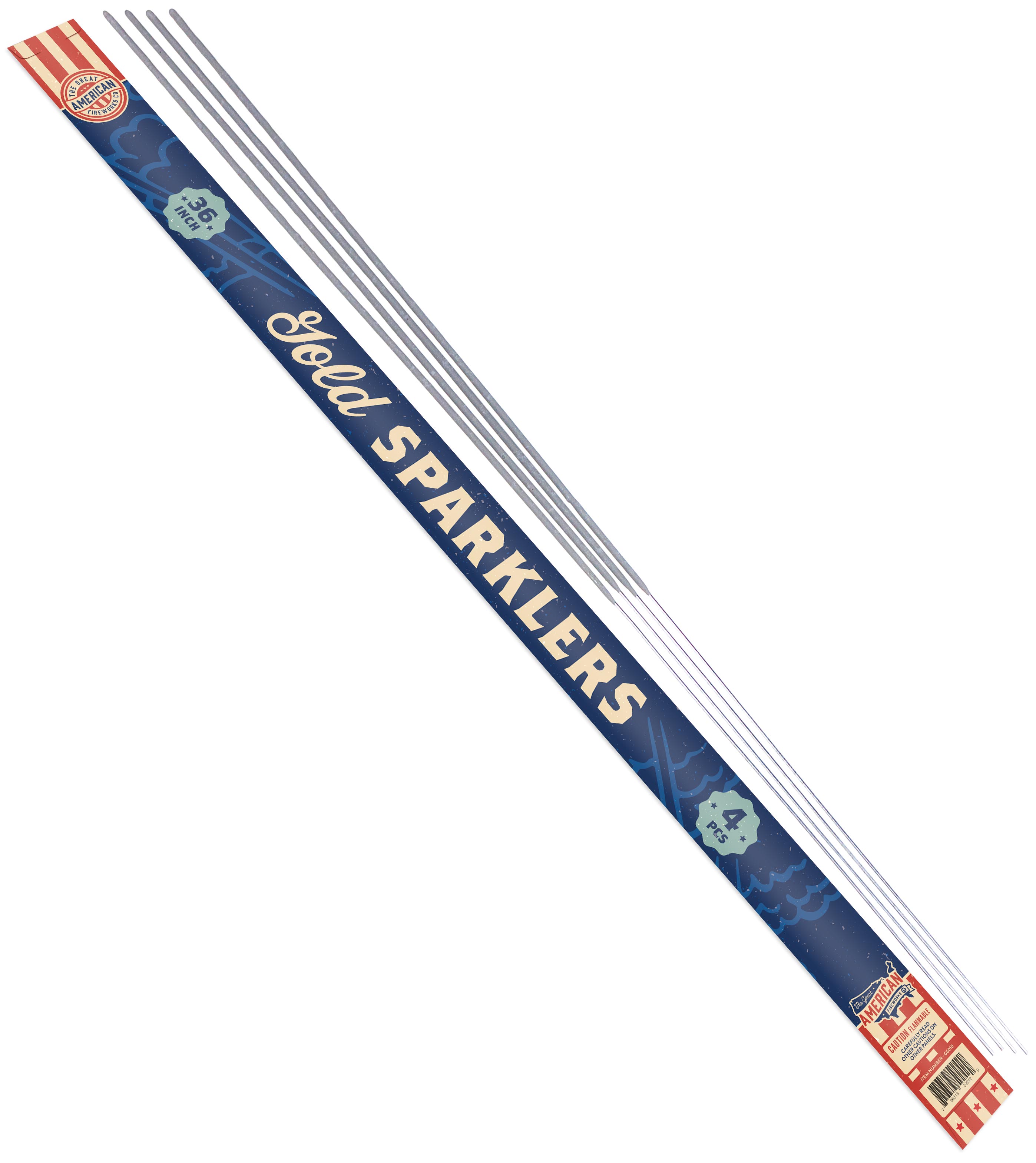 36" Gold Sparklers: Superior Fireworks Retail