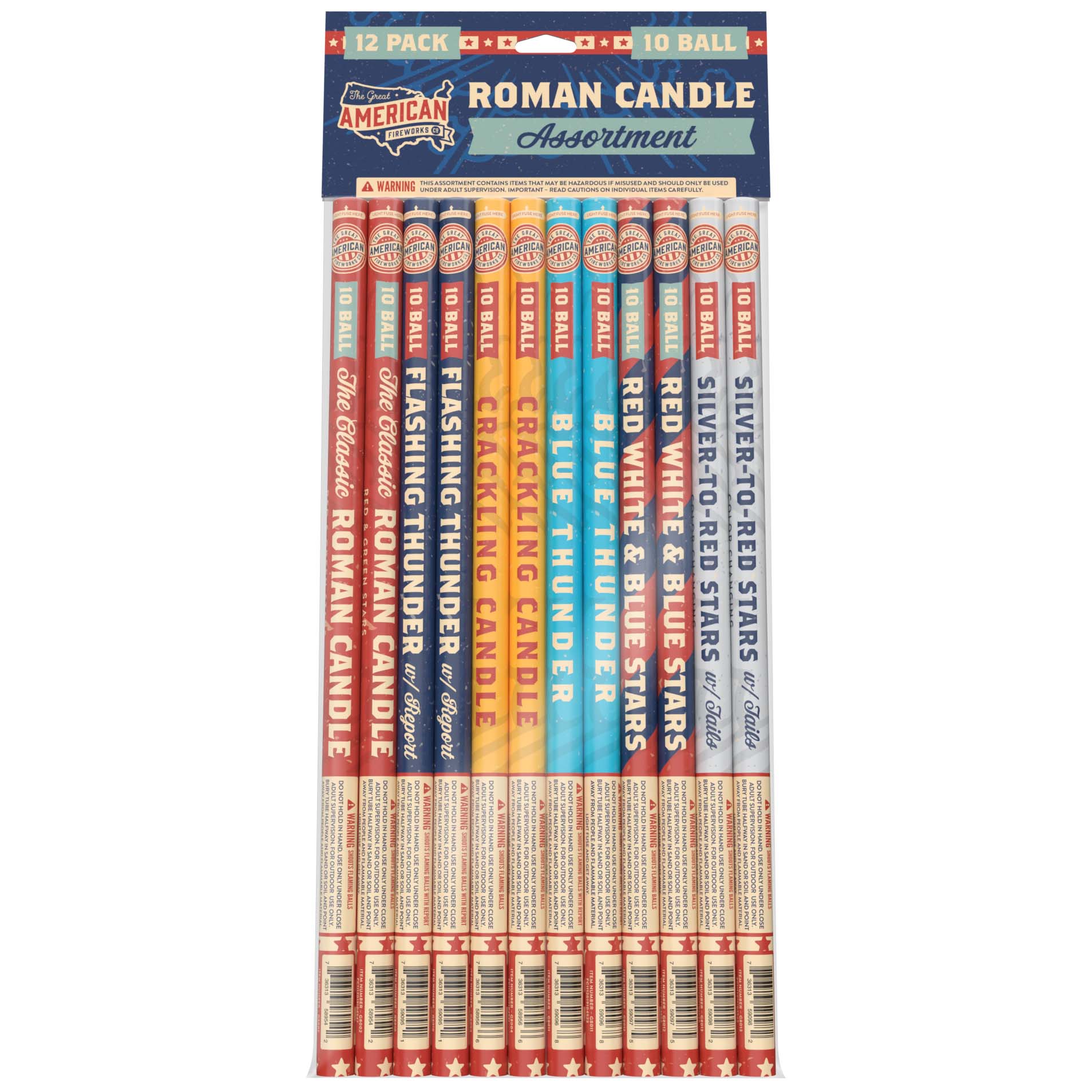 Roman Candle Assortment: Superior Fireworks Retail
