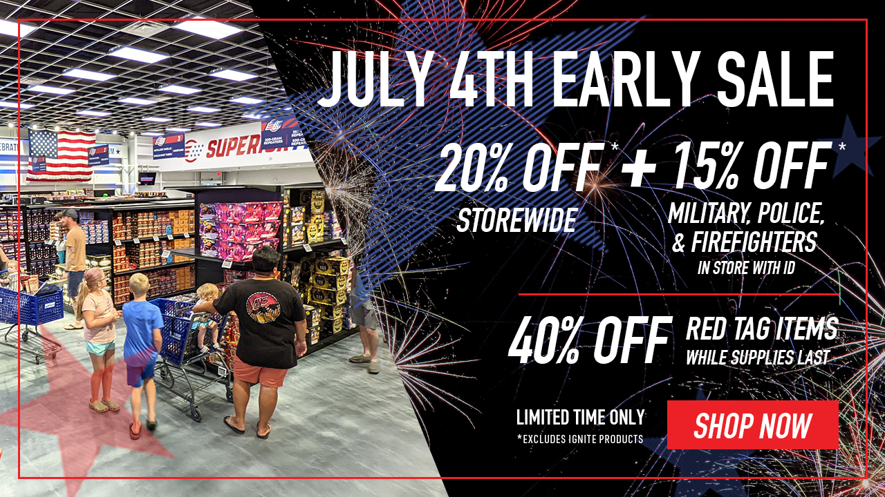 Superior Fireworks Retail Store in Orange Park, Florida