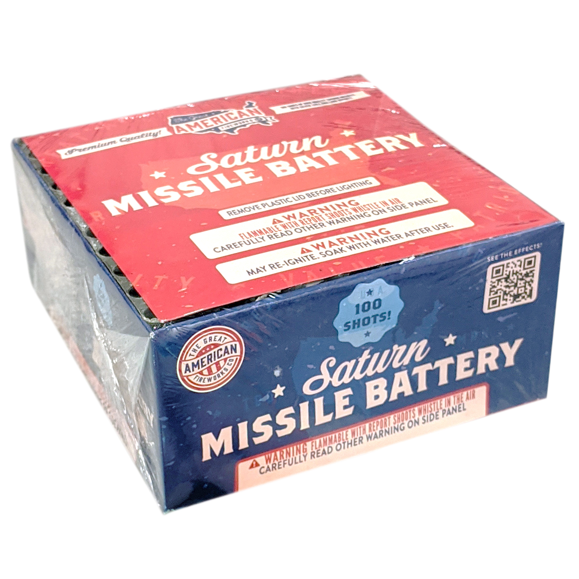 100-Shot Saturn Missile Battery: Superior Fireworks Retail