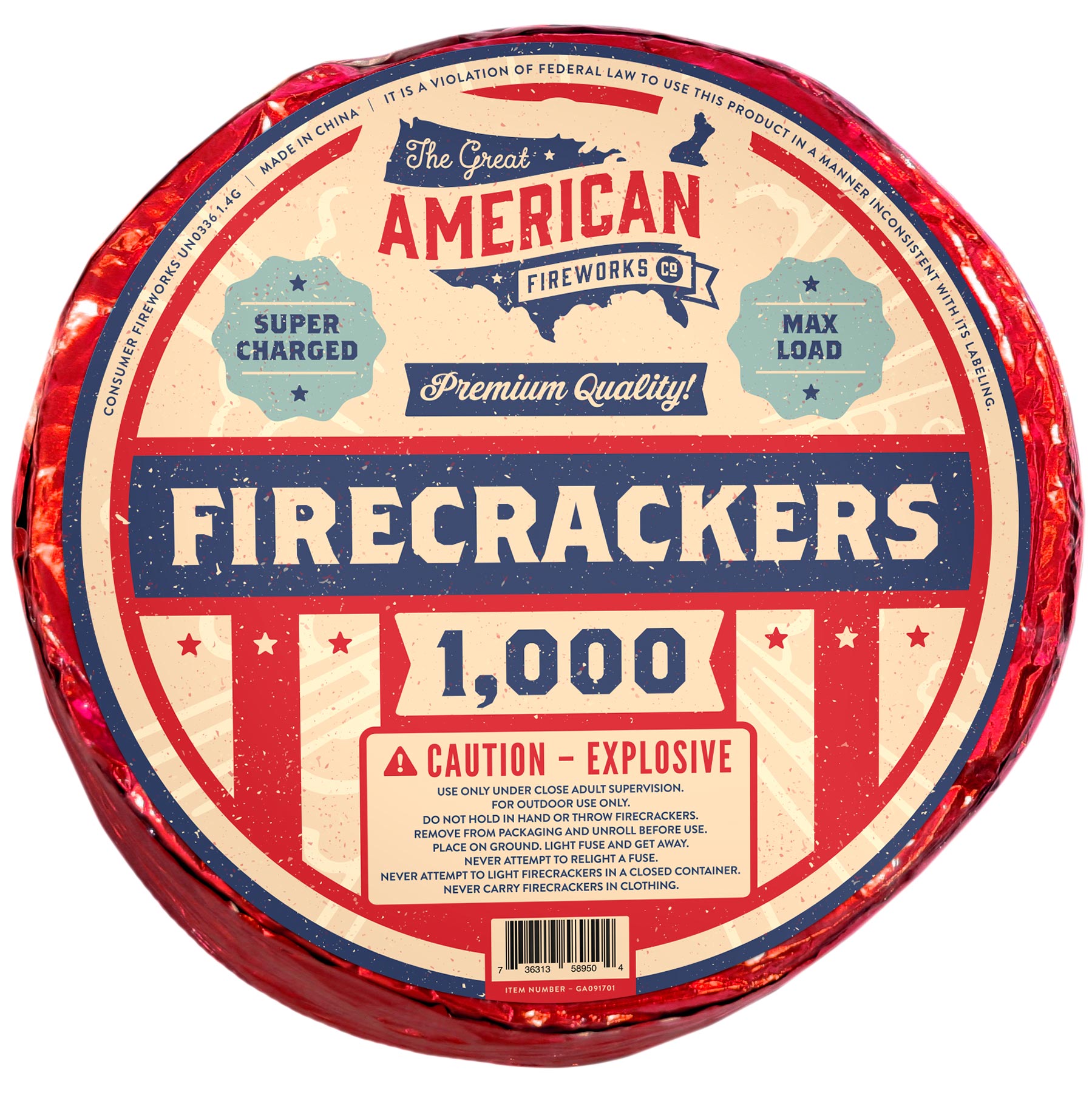 1,000 Firecracker Roll: Superior Fireworks Retail