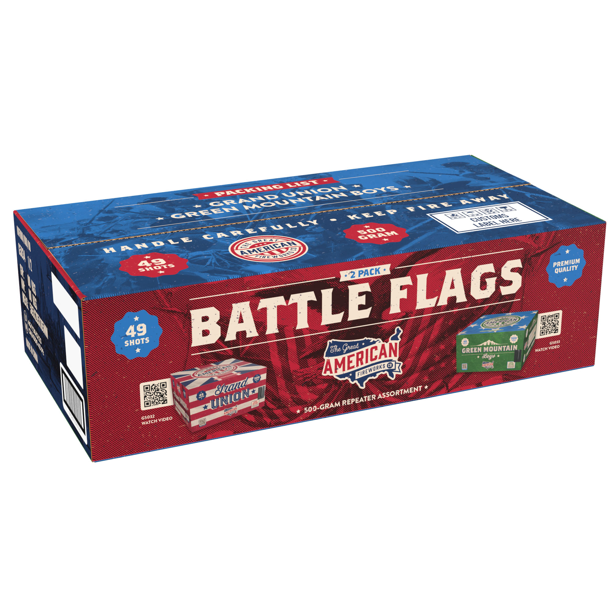 Battle Flags: Superior Fireworks Wholesale